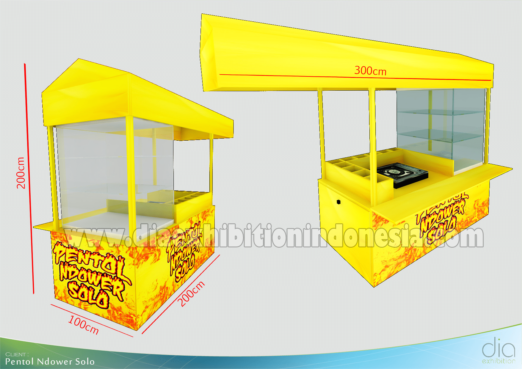 Booth Jualan Portable | 081328680922 | Kontraktor Booth Pameran
